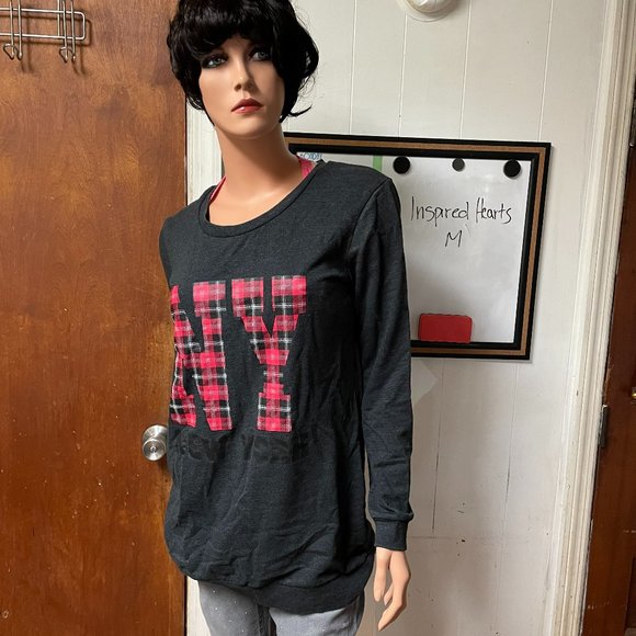 Inspired Hearts | Tops | New York Plaid Inspired Hearts Top | Poshmark